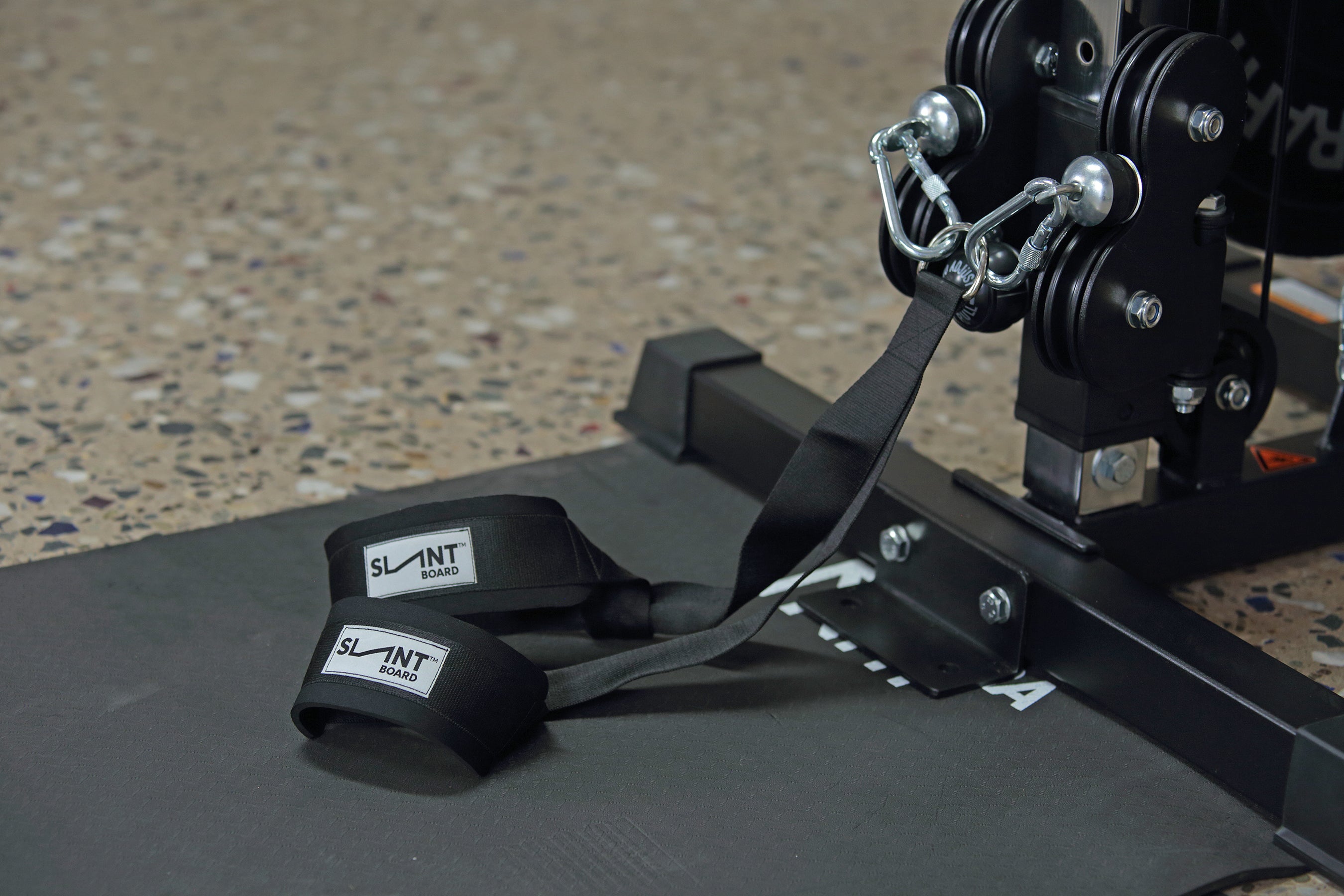 Reverse Squat & Ab Crunch Strap - Nylon Cable Machine Strap – Slant Board